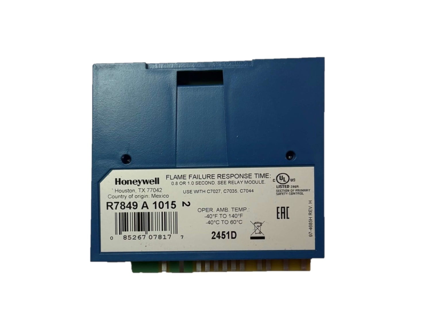 R7849A1015 Honeywell Flame Amplifier | Apex Controls