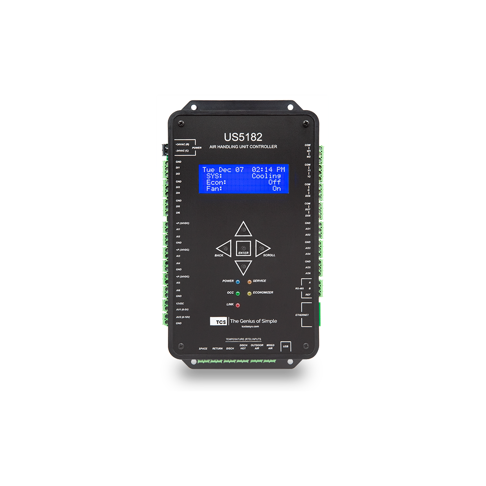 US5182 TCS Basys Advanced Air Handling Unit Controller (BACnet & TCSbus ...